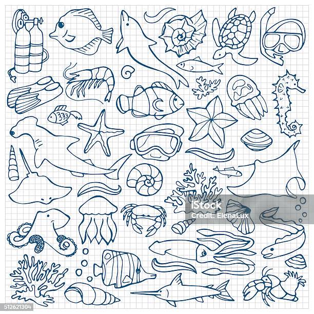 Vetores de Conjunto De Doodle Do Mar e mais imagens de Alga - Alga ... Vetores de Conjunto De Doodle Do Mar e mais imagens de Alga - Alga ...