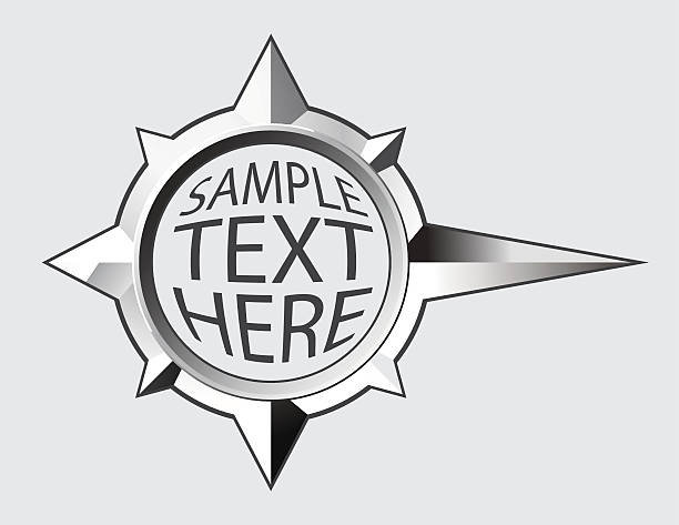 Blank Compass Rose Vector