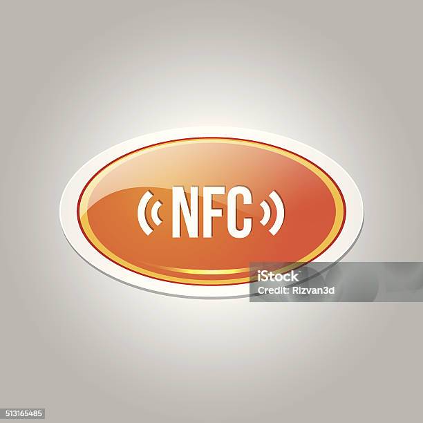 Nfc 타원형 벡터 오랑주 웹 아이콘크기 버튼 0명에 대한 스톡 벡터 아트 및 기타 이미지 0명 곡선 근거리 무선 통신