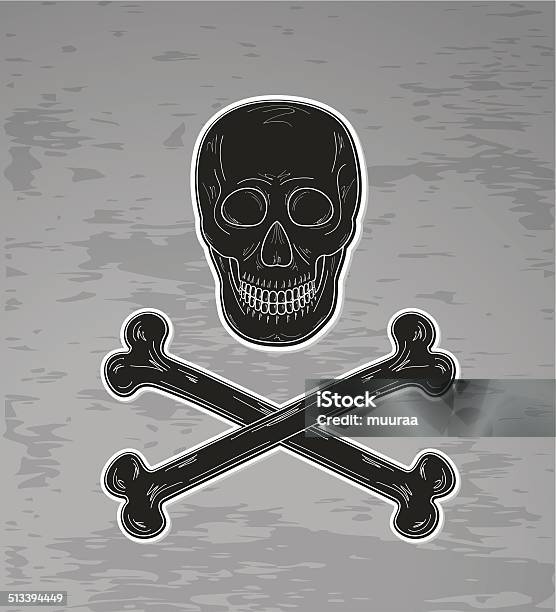 Black Skull And Bones向量圖形及更多人圖片 人 人的臉部 人的頭部 Istock