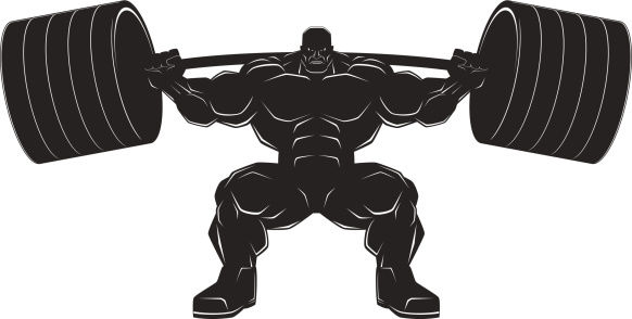 Bodybuilder 바벨 공사장 인부에 대한 스톡 벡터 아트 및 기타 이미지 공사장 인부 귀여운 근육질 남자 Istock