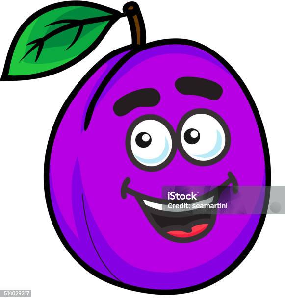 Buah Prem Kartun Ungu Ilustrasi Stok Unduh Gambar Sekarang Adiboga