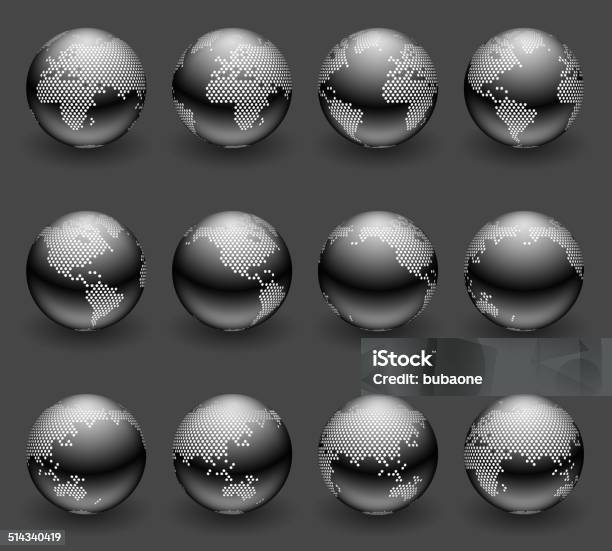 Globe Royalty Free Vector Interface Icon Set World Map Stock