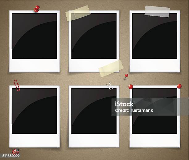 Photo Frames向量圖形及更多剪裁圖圖片 剪裁圖 剪貼簿 唱片 模擬音頻 Istock