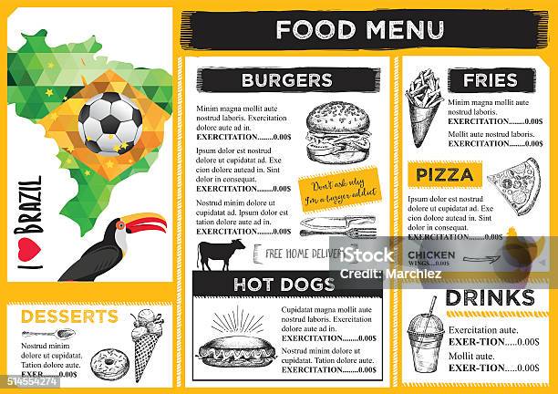 Restaurant Cafe Menu Template Design向量圖形及更多三文治圖片 三文治 傳單 創作性 Istock