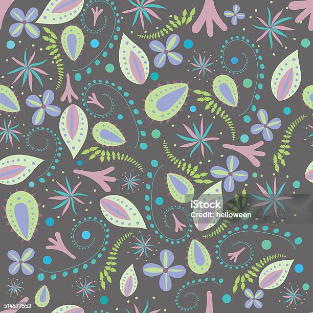 Seamless Botanic Texture向量圖形及更多事件圖片 事件 園藝 圖畫 藝術品 Istock