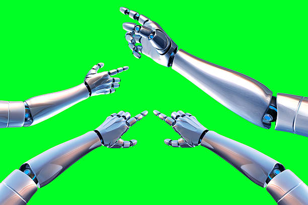 1 800 Robot Cyborg Futuristic Computer Mouse Fotografías De Stock
