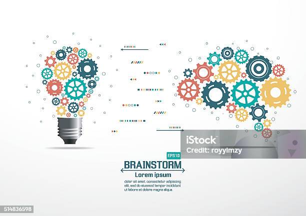 Creative Brainstorm Concept Business Idea Stock Illustration - Download ... Creative Brainstorm Concept Business Idea Stock Illustration - Download ...