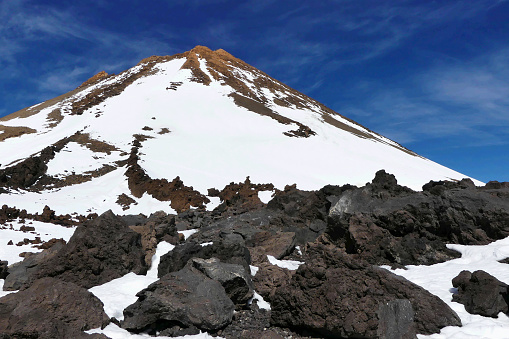 Pico Del 테이데 볼케이노 On 테네리페 도서지역 0명에 대한 스톡 사진 및 기타 이미지 0명 겨울 경관 Istock