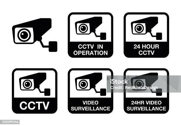 Cctv 카메라 비디오 감시 아이콘 세트 보안 카메라에 대한 스톡 벡터 아트 및 기타 이미지 보안 카메라 빅 브라더 상징