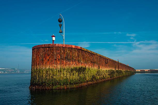 Remains Of An Old Pier At Sunset On Helgoland – Free Stock Photo