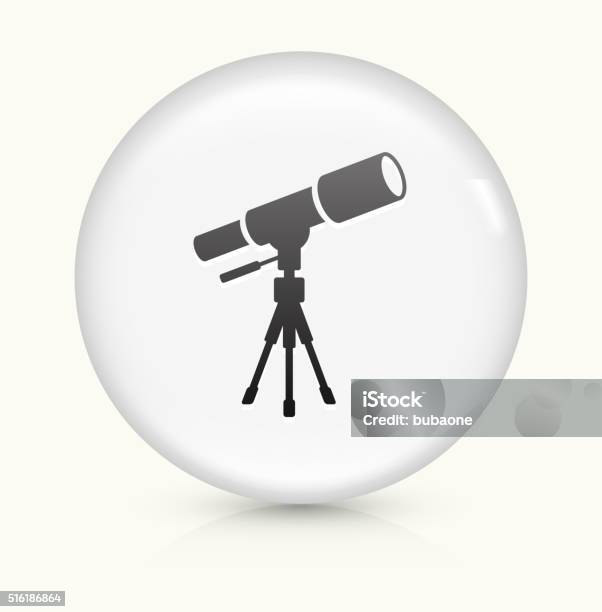Teleskop Pada Ikon Tripod Pada Tombol Vektor Bulat Putih Ilustrasi Stok ... Teleskop Pada Ikon Tripod Pada Tombol Vektor Bulat Putih Ilustrasi Stok ...