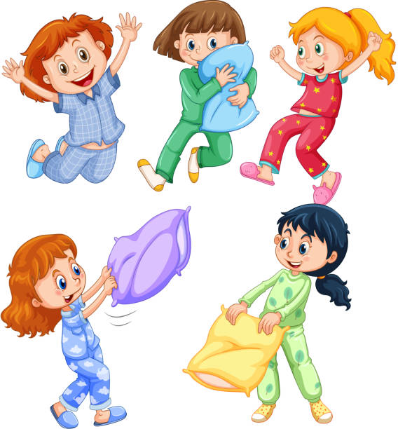 400 Slumber Party Background Stock Illustrations Royalty Free Vector
