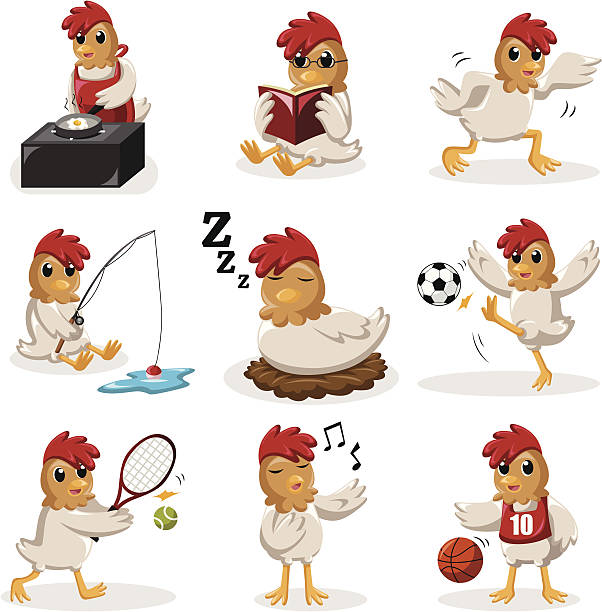 110 Fútbol Pollos Ilustraciones De Stock Gráficos Vectoriales Libres