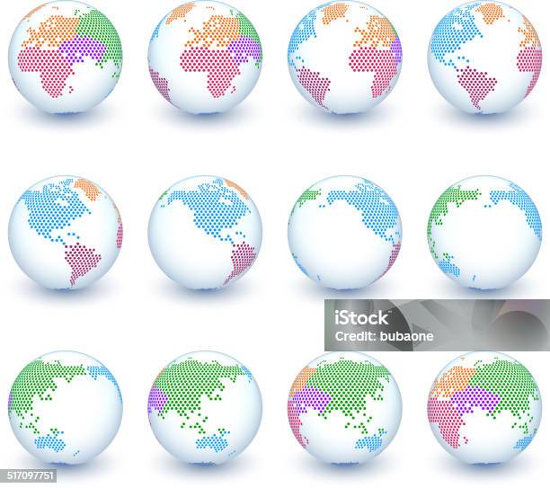 Globe Royalty Free Vector Interface Icon Set World Map Stock