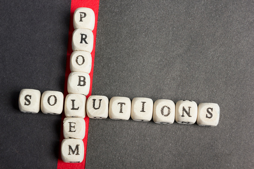 Concept Of Crossing Out Problem And Finding The Solution Wooden Stock ... Concept Of Crossing Out Problem And Finding The Solution Wooden Stock ...