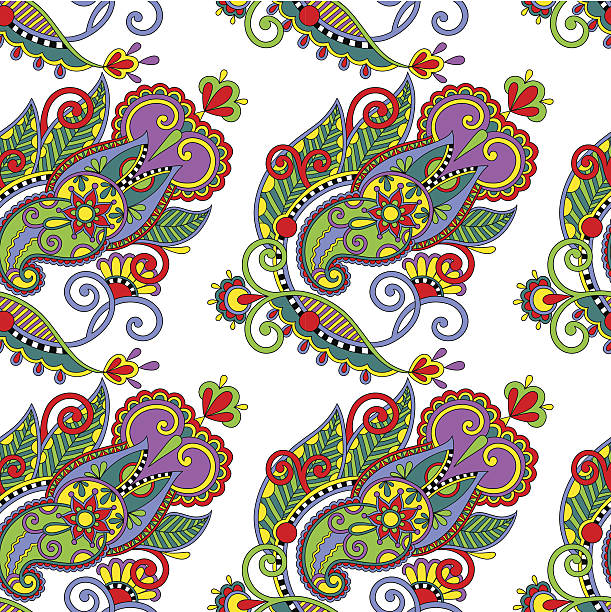 Paisley Flower Drawing