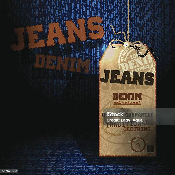 Jeans 배경기술 그런지 이미지 기법에 대한 스톡 벡터 아트 및 기타 이미지 그런지 이미지 기법 데님 라벨 Istock