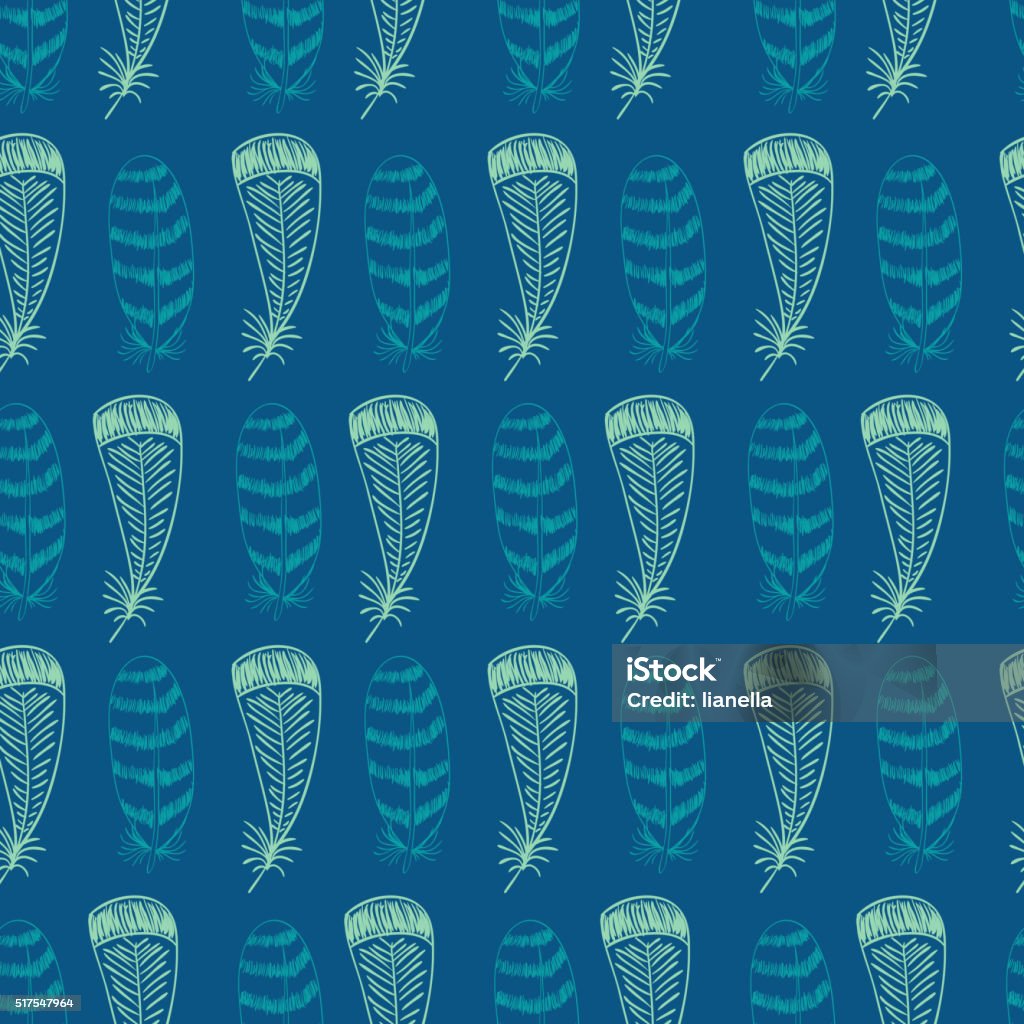 Doodle Hand Drawn Seamless Pattern Stock Illustration Download Image