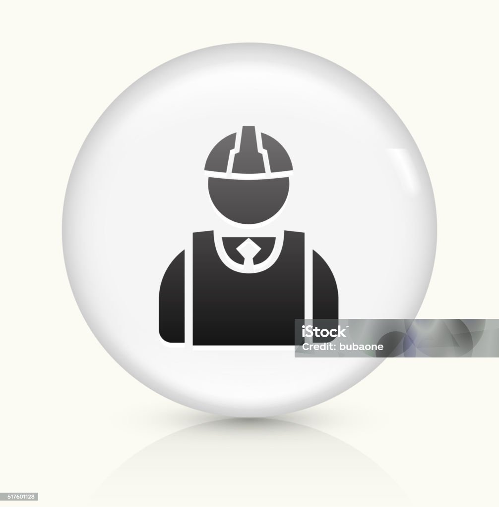 Builder 아이콘인명별 라운드 벡터 버튼 건설 산업에 대한 스톡 벡터 아트 및 기타 이미지 건설 산업 건설업자 건축