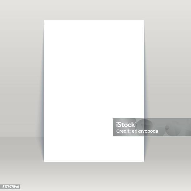 Blank Poster Vector Mockup向量圖形及更多實體模型圖片 實體模型 展出 插圖 Istock