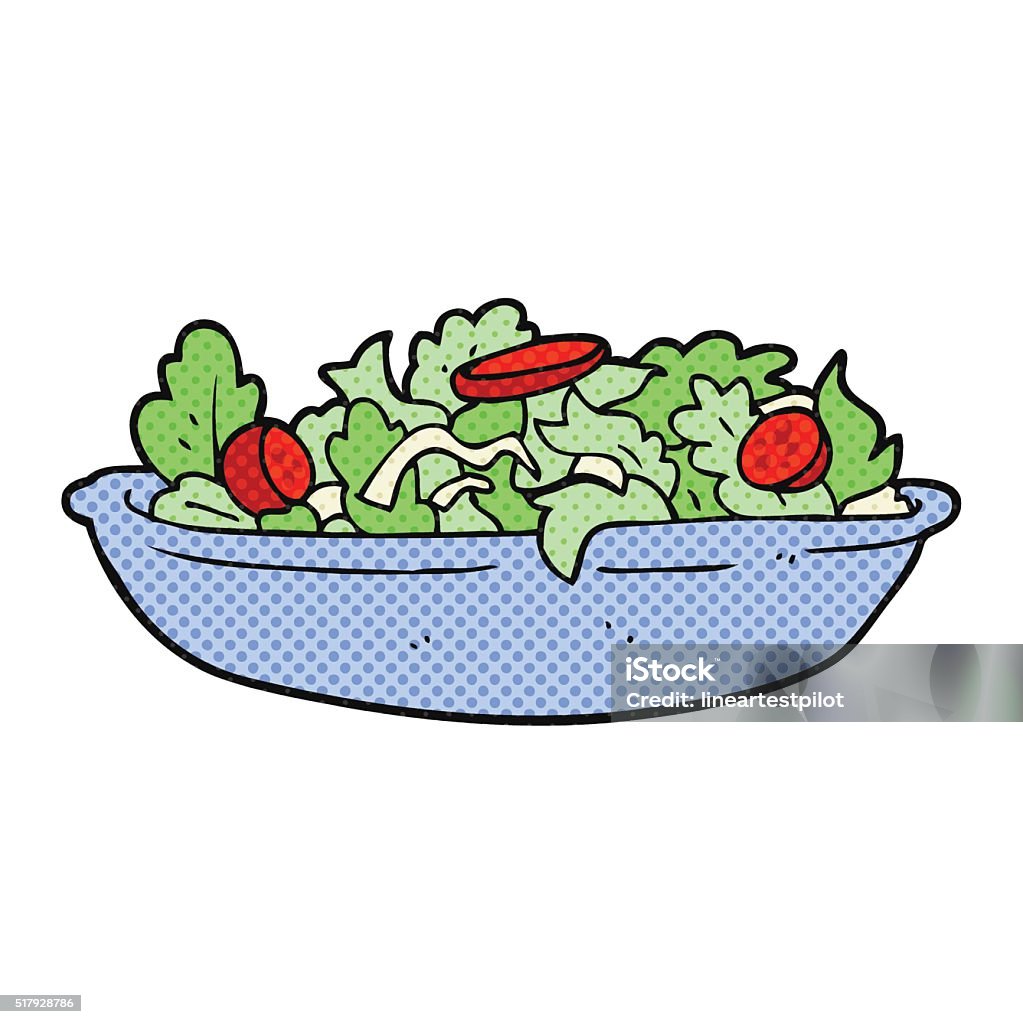 Salade De Dessin Animé Vecteurs Libres De Droits Et Plus Dimages