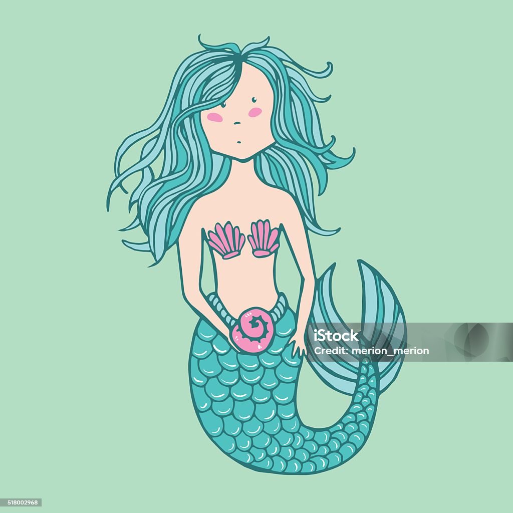 Putri Duyung Kecil Yang Lucu Ilustrasi Stok - Unduh Gambar Sekarang ... Putri Duyung Kecil Yang Lucu Ilustrasi Stok - Unduh Gambar Sekarang ...