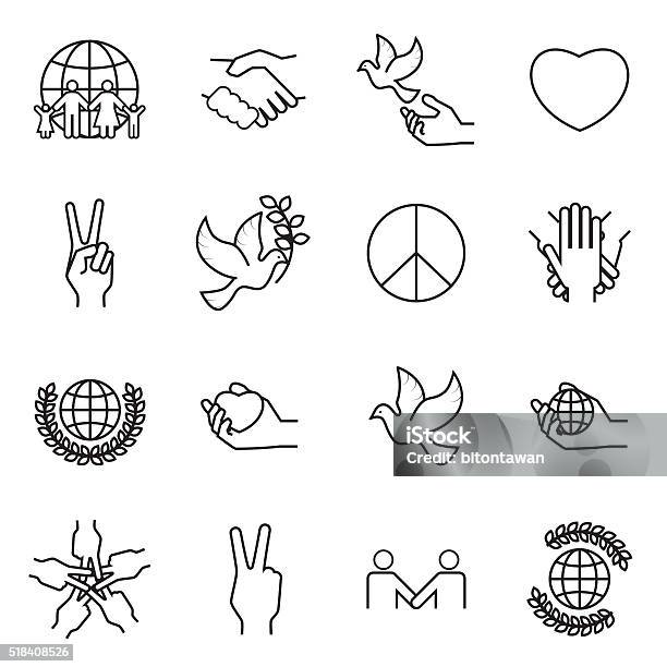 Peace 아이콘크기 사랑에 대한 스톡 벡터 아트 및 기타 이미지 사랑 용서 날기 Istock