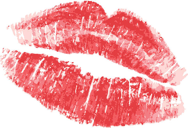 10 600 Bisou Rouge à Lèvres Stock Illustrations Graphiques Vectoriels