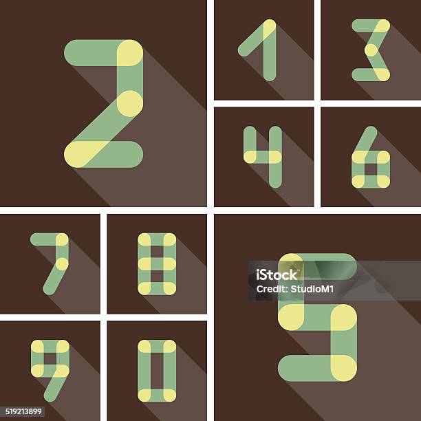 Numbers Icons Set Vector Flat Design Stock Illustration - Download ... Numbers Icons Set Vector Flat Design Stock Illustration - Download ...