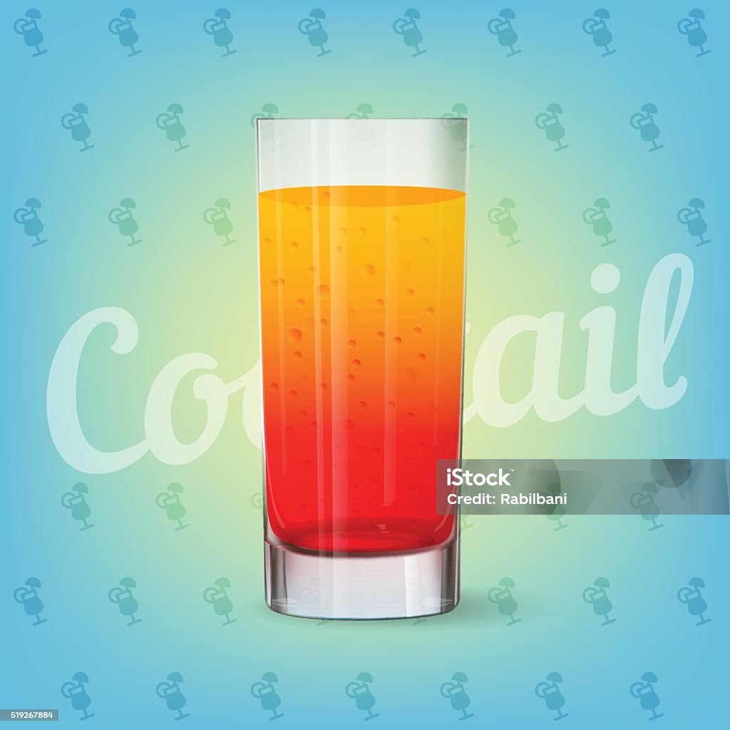 Cool Glass Of Cocktail Drink Stock Illustration Download Image Now Agriculture Alcohol