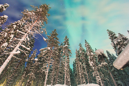 Lampu Utara Aurora Borealis Yang Semarak Besar Di Lapland Norwegia Foto ... Lampu Utara Aurora Borealis Yang Semarak Besar Di Lapland Norwegia Foto ...