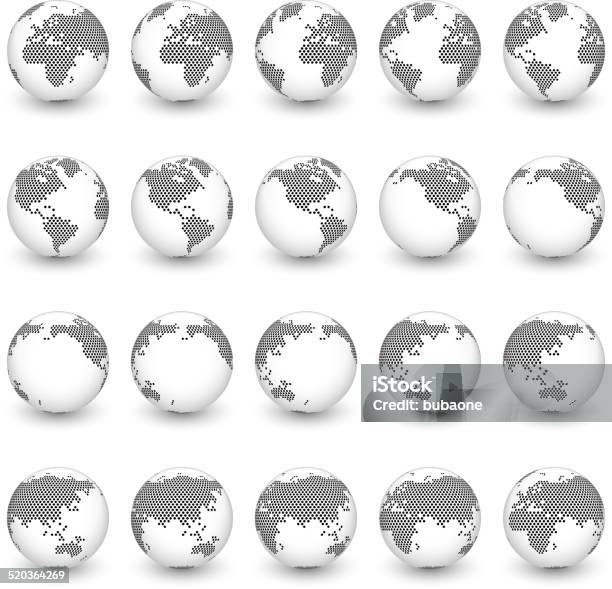 Globe Royalty Free Vector Interface Icon Set World Map Stock