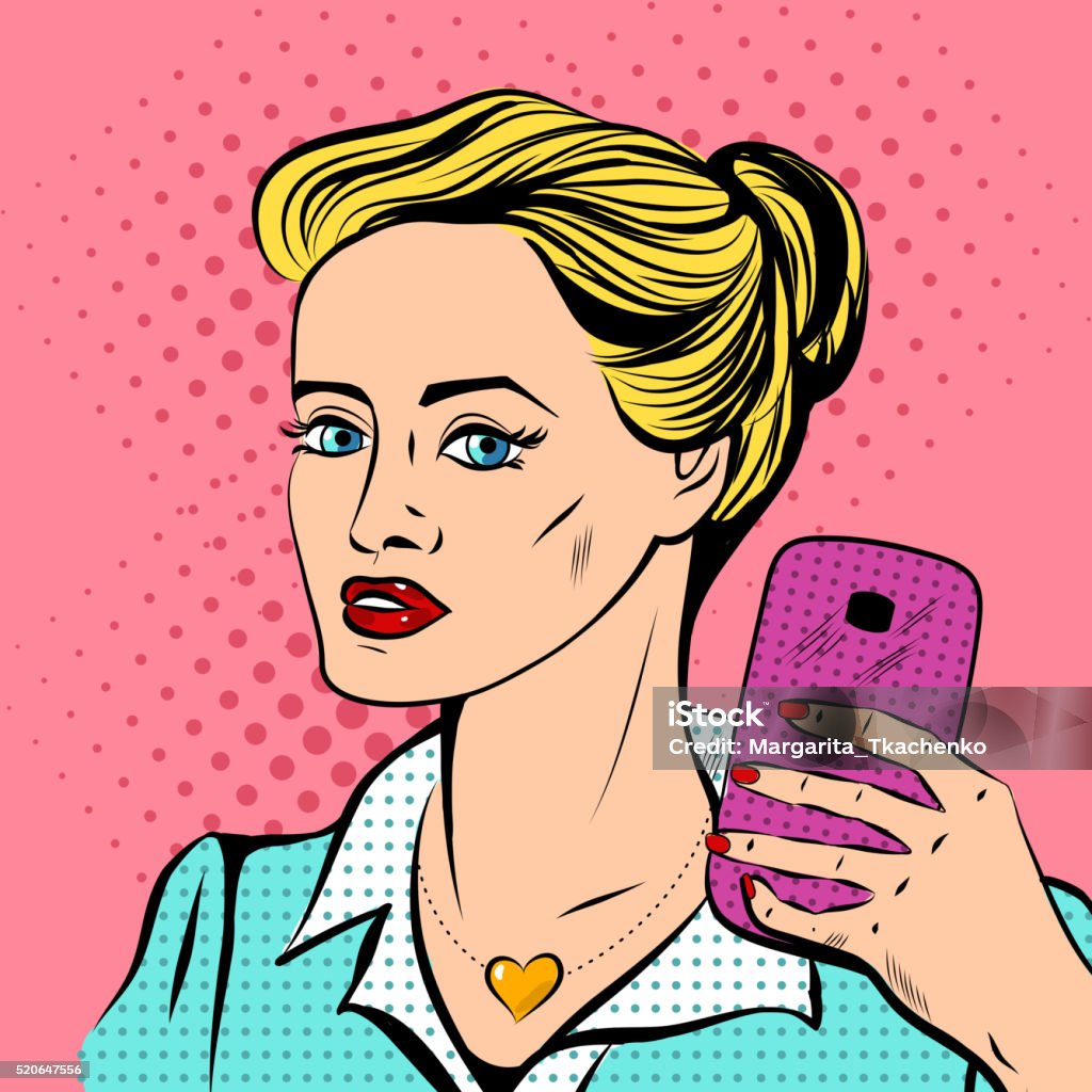 Pop Art Girl Stock Illustration Download Image Now Adult Adults Only Arts Culture And
