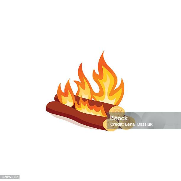 Feu De Camp Seul Sur Fond Blanc Feu De Joie Dans Le Style De Dessin ... Feu De Camp Seul Sur Fond Blanc Feu De Joie Dans Le Style De Dessin ...