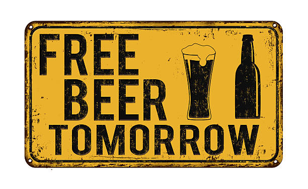 Free Stock Photo of Vintage Free Beer Tomorrow Metal Sign | Download ...
