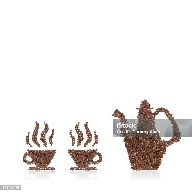 Coffe 컵과 커피 원두 이루어집니다 0명에 대한 스톡 사진 및 기타 이미지 0명 갈색 구이 Istock