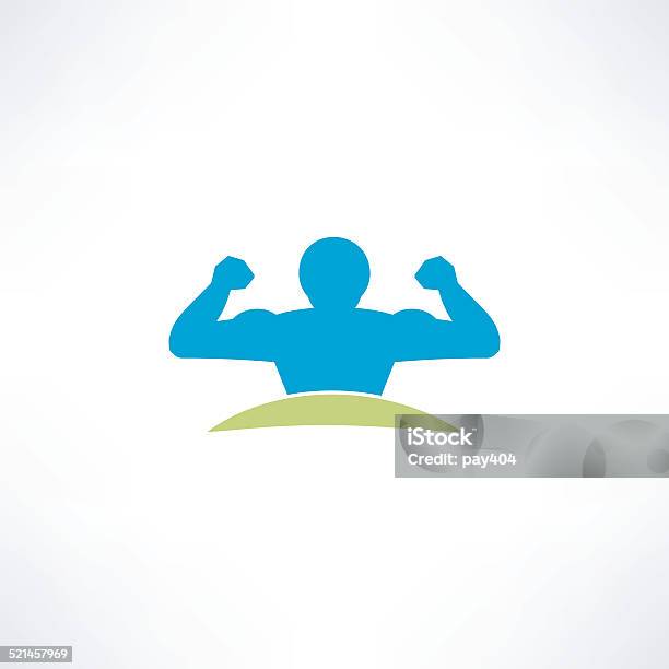 Bodybuilder 아이콘크기 갈색에 대한 스톡 벡터 아트 및 기타 이미지 갈색 공사장 인부 괴력사 Istock