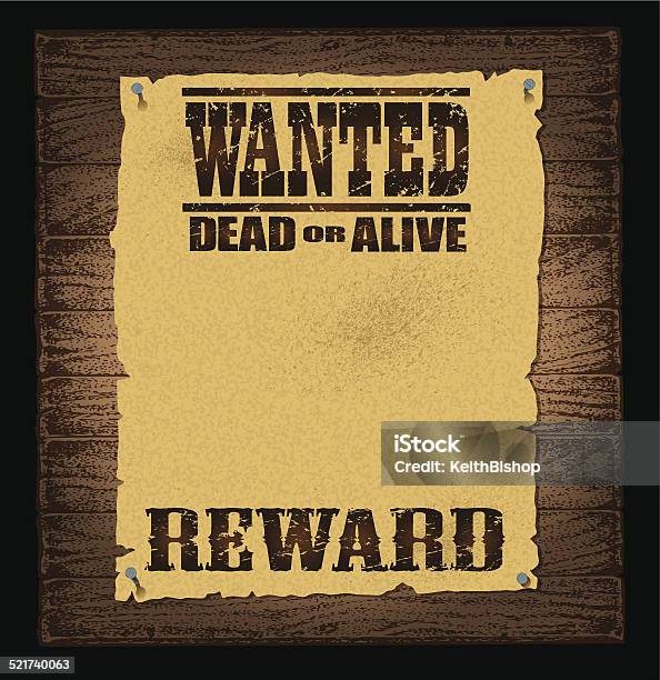 Wanted Poster Background向量圖形及更多通緝海報圖片 通緝海報 打字體 模板 Istock