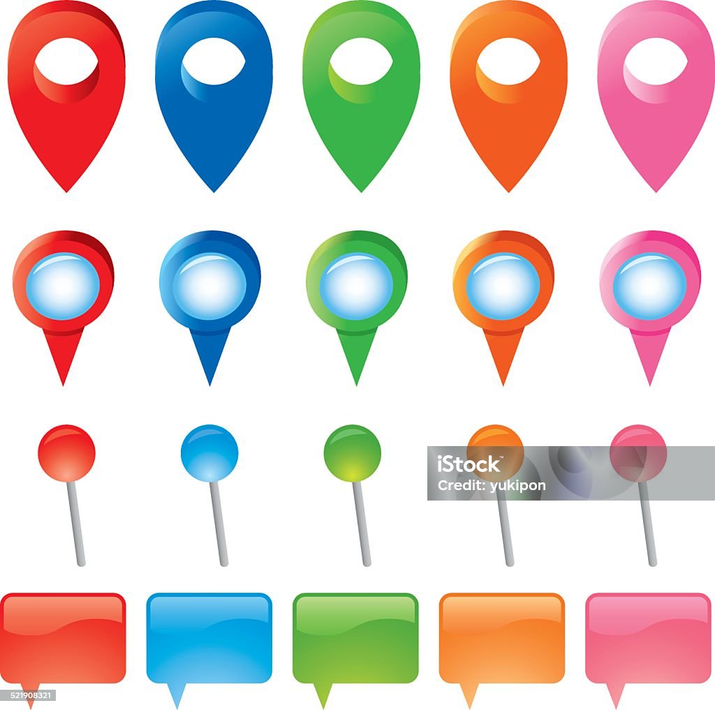 Map Pins Markers Set Stock Illustration - Download Image Now - Abstract ... Map Pins Markers Set Stock Illustration - Download Image Now - Abstract ...