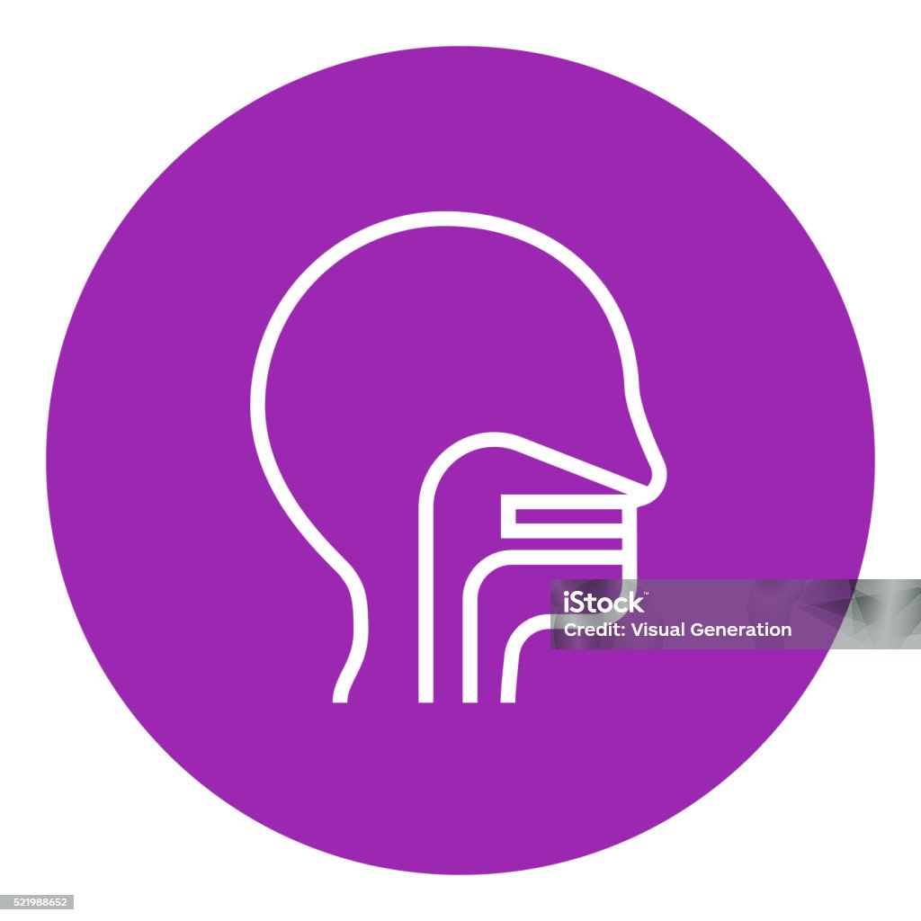 Kepala Manusia Dengan Telinga Hidung Ikon Garis Sistem Tenggorokan ... Kepala Manusia Dengan Telinga Hidung Ikon Garis Sistem Tenggorokan ...