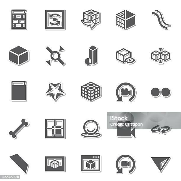 3 D 그래픽 아이콘 세트 Mp3 플레이어에 대한 스톡 벡터 아트 및 기타 이미지 Mp3 플레이어 가방 계산기 Istock