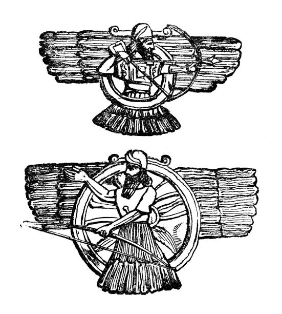 40 Assyrian God Illustrations Royalty Free Vector Graphics And Clip Art