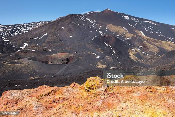 Etna 화산 분화구 중 시실리 이탈리아 0명에 대한 스톡 사진 및 기타 이미지 0명 Val Di Noto 가장자리