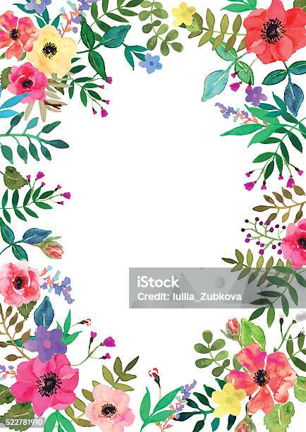 Vector Flowers Set Colorful Floral Collection With Leaves And Flowers