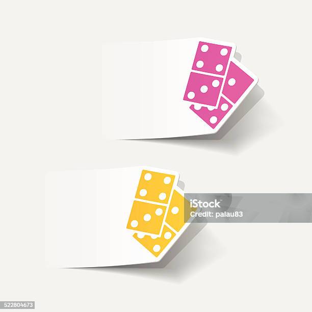 실감나는 디자인 요소 Domino 도박에 대한 스톡 벡터 아트 및 기타 이미지 도박 때리기 라벨 Istock