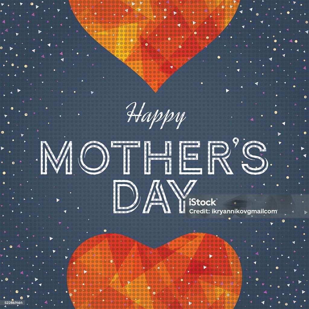 Happy Mothers Day Greeting Card Stock Illustration Download Image Now