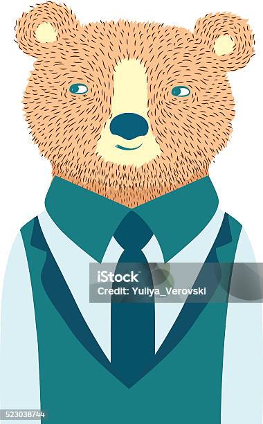 Ilustración De Ilustración De Vectores Dibujo Lindo Oso De Peluche Y