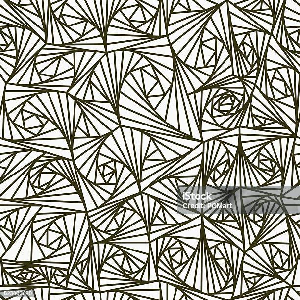 Seamless Abstract Vector Background Of Volumetric Spiral Waves Helical