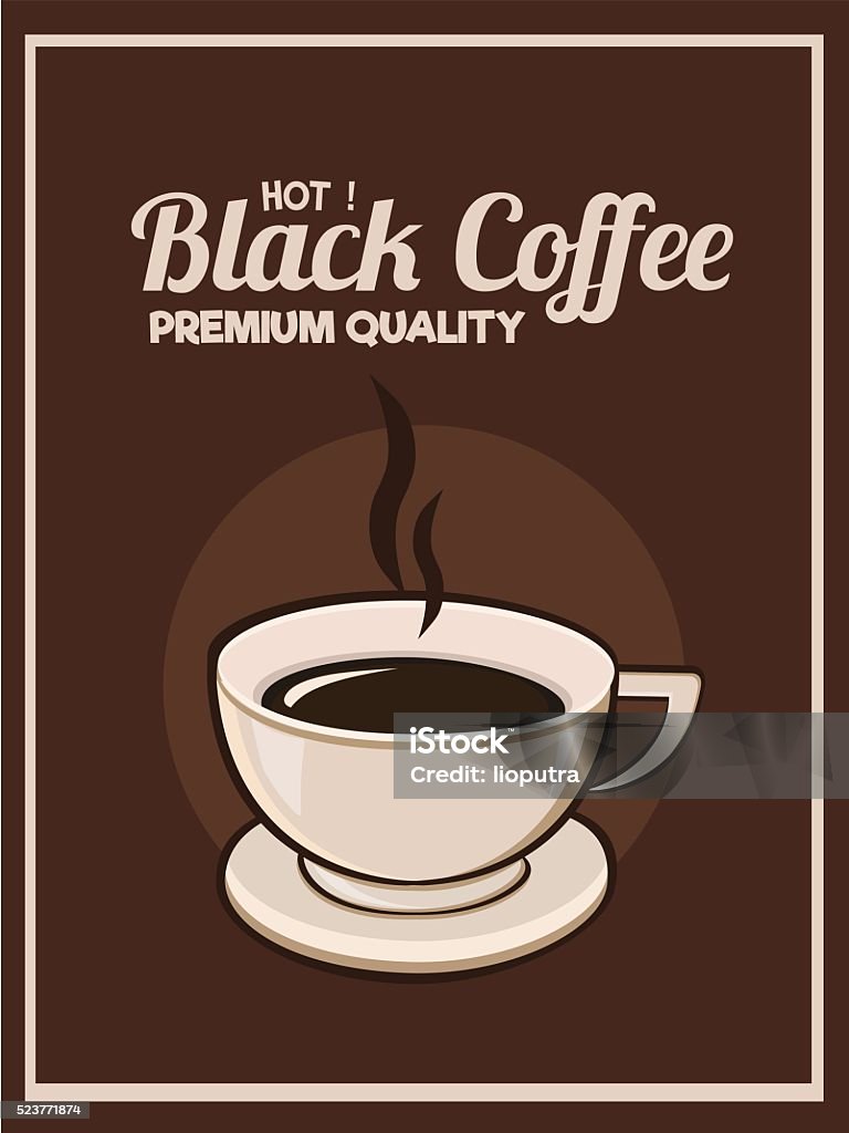 Coffee Background Poster Card Vector Image Stock Illustration Download Image Now